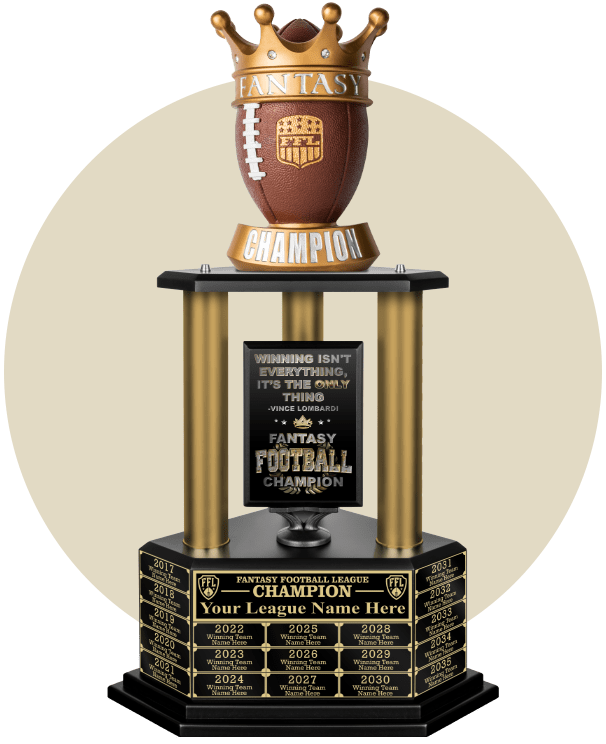 Custom Fantasy Football Trophies - TrophySmack