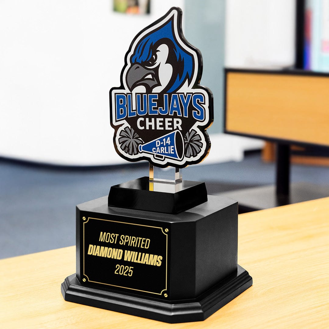 13" Ultimate Custom Logo Trophy - TrophySmack