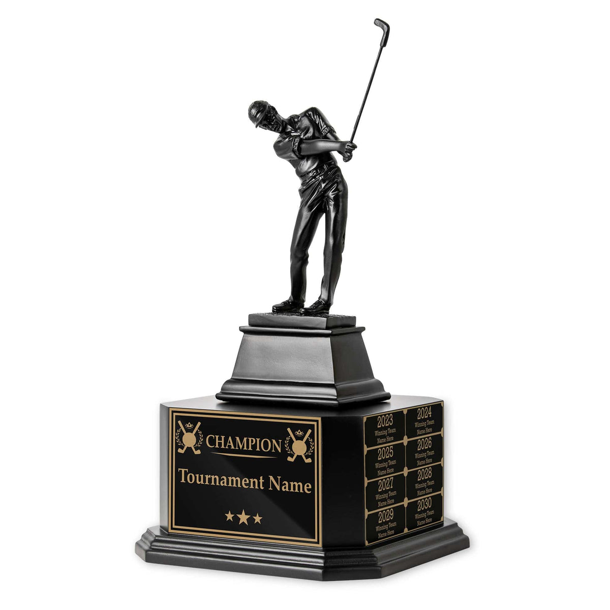 15” Perpetual Golf Championship Trophy - TrophySmack - TrophySmack