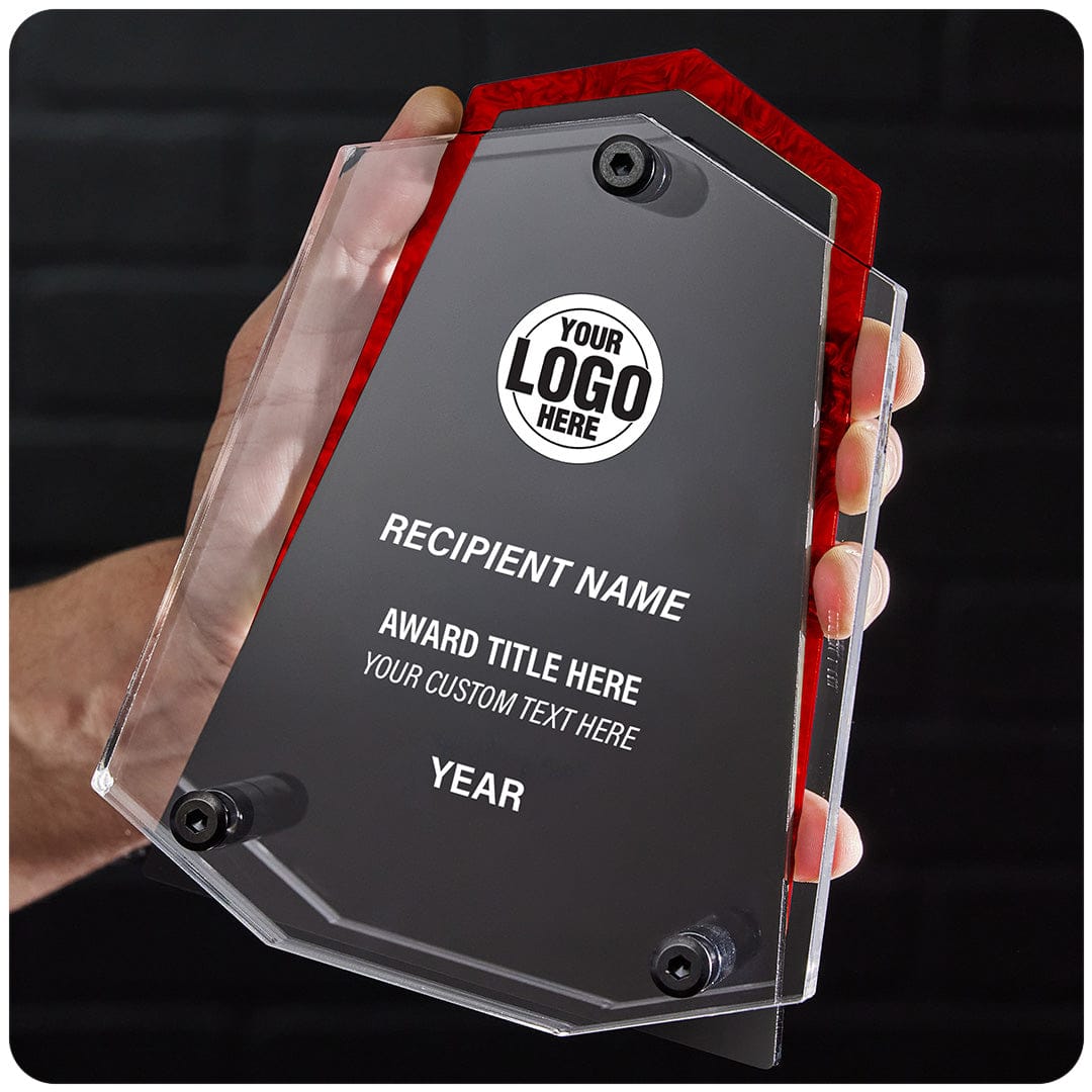 7.5" Crest Custom Acrylic Award - TrophySmack