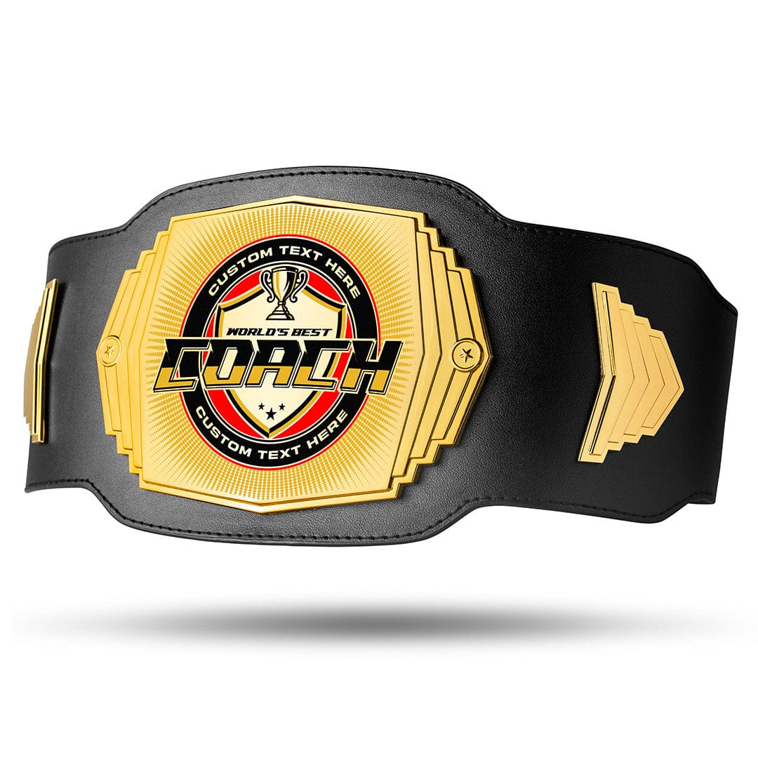 Coach Gift 2lb Youth Championship Belt - TrophySmack