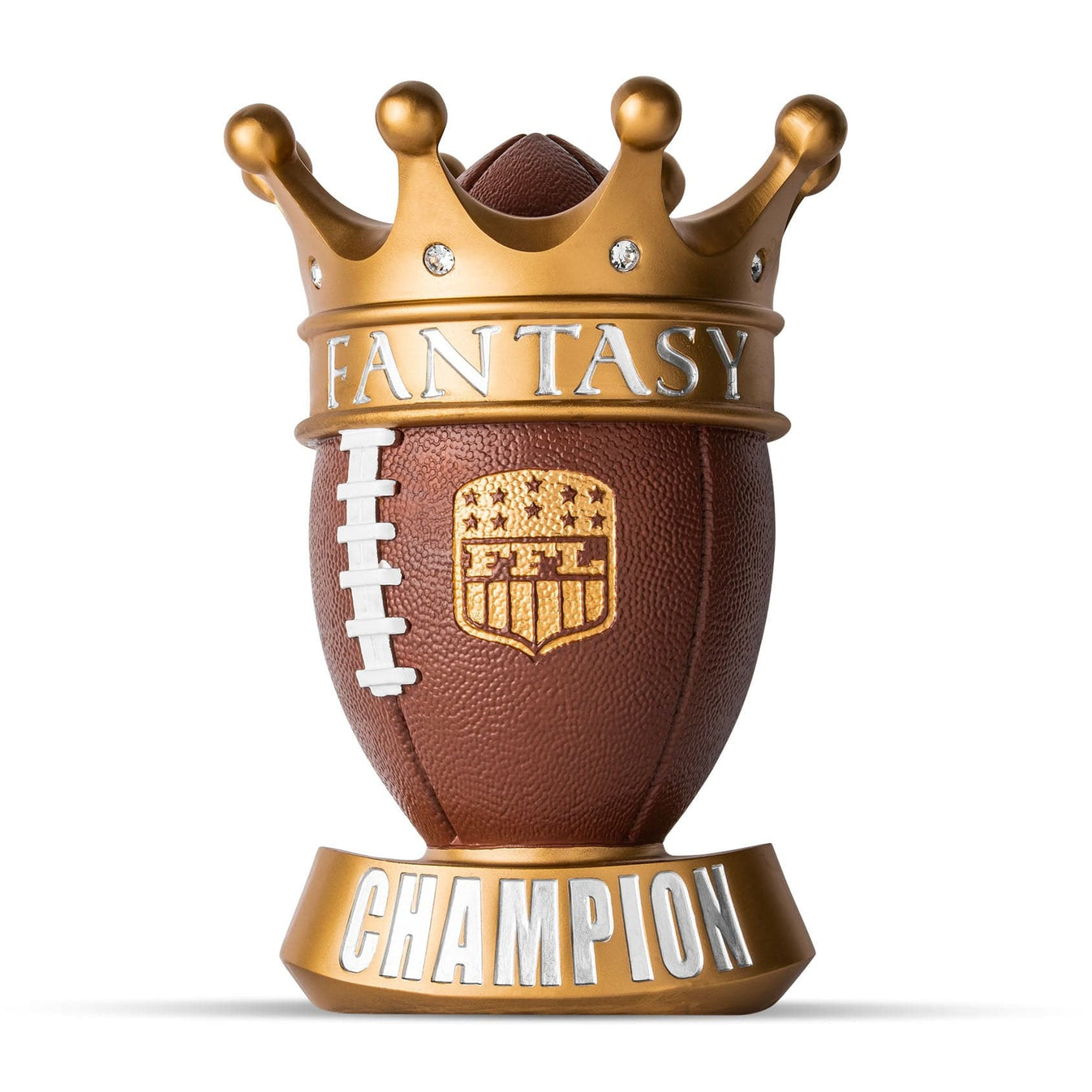Crown Football Trophy Topper - TrophySmack