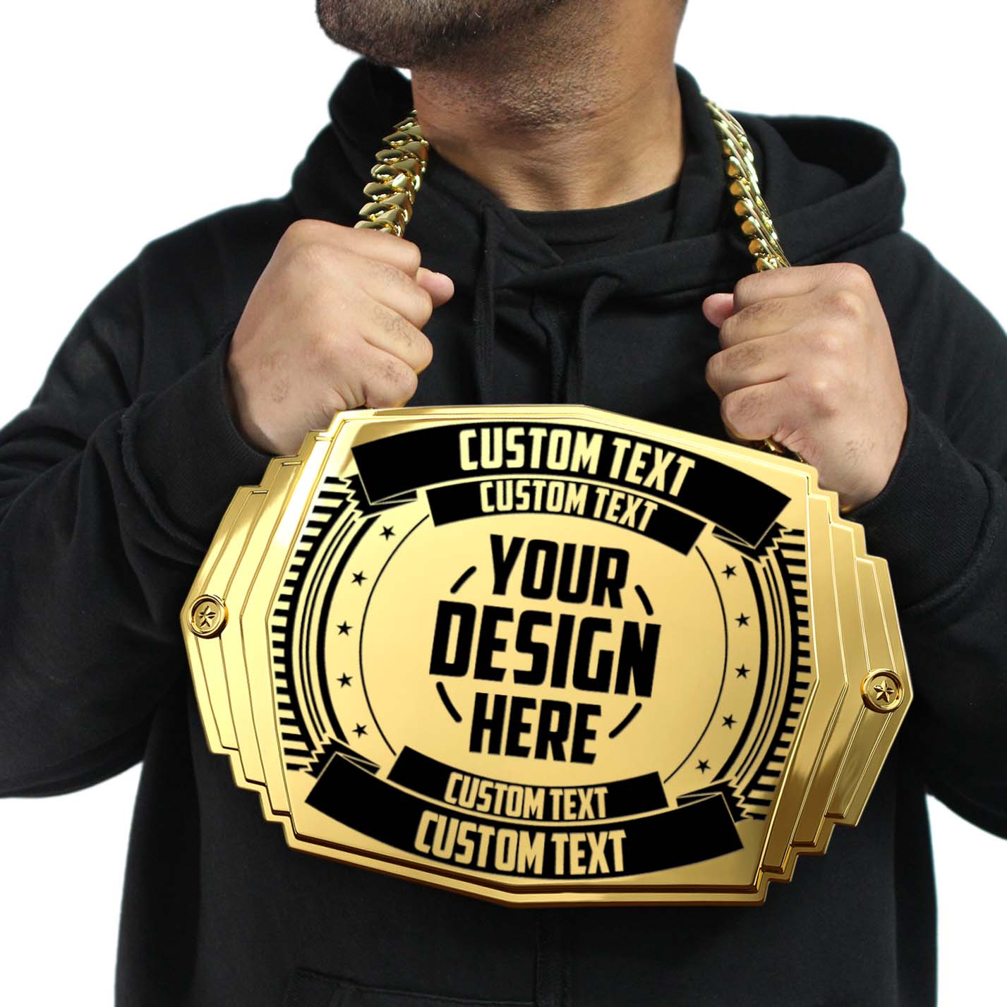 Custom Champion Turnover Chain - 5lb Bling Chain - TrophySmack