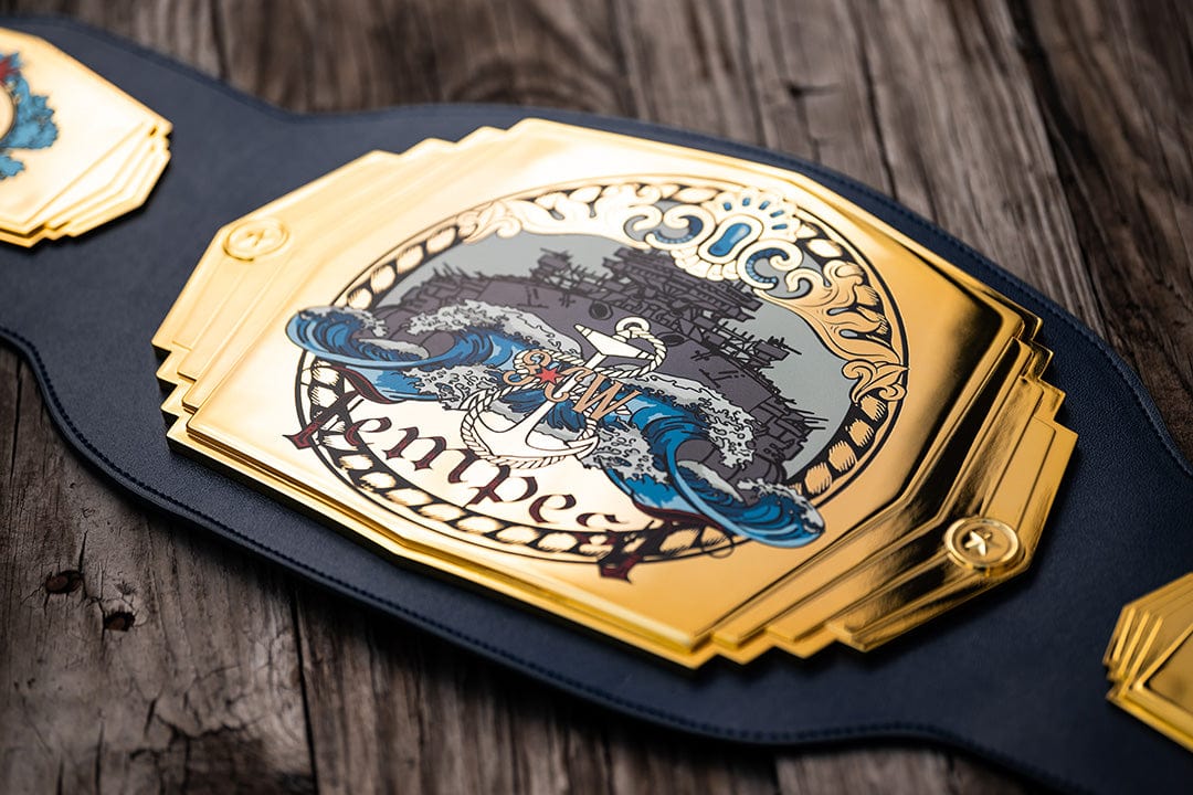 "Upload Your Own" Custom Championship Belt - 6lb Title Belts - TrophySmack