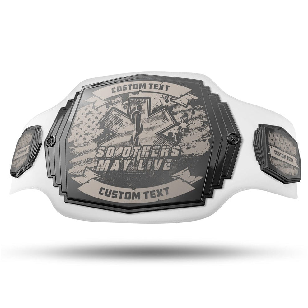 EMS Engraved Championship Belt - 6lb Title Belts - TrophySmack
