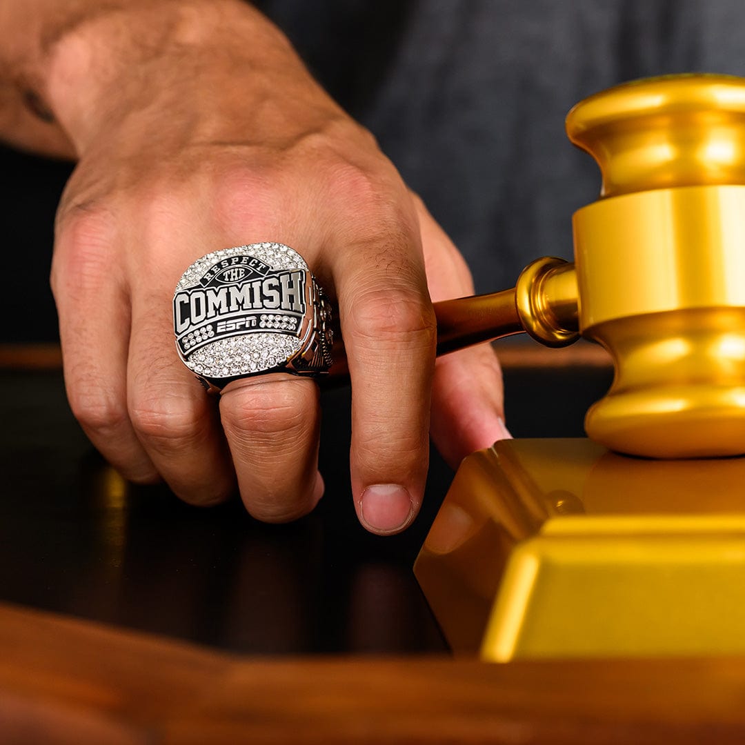 ESPN Respect the Commish Championship Ring - TrophySmack