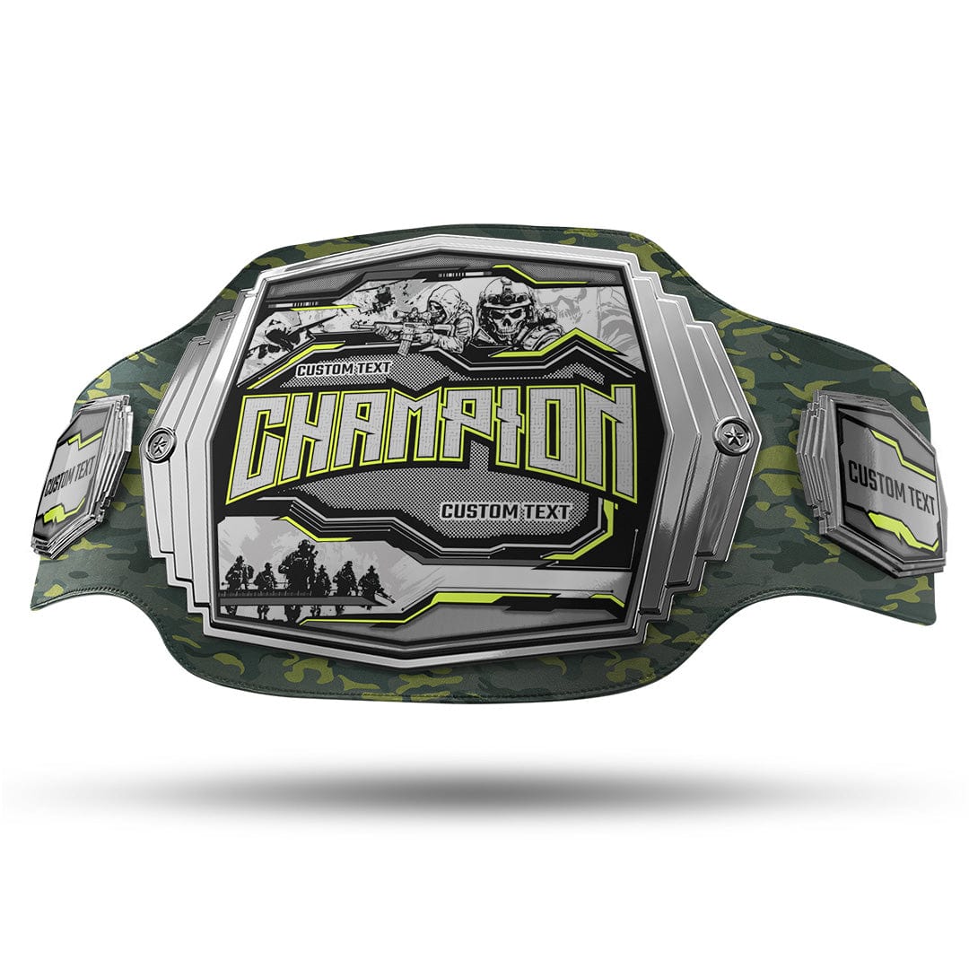 Esports Shooter Customizable Championship Belt - TrophySmack