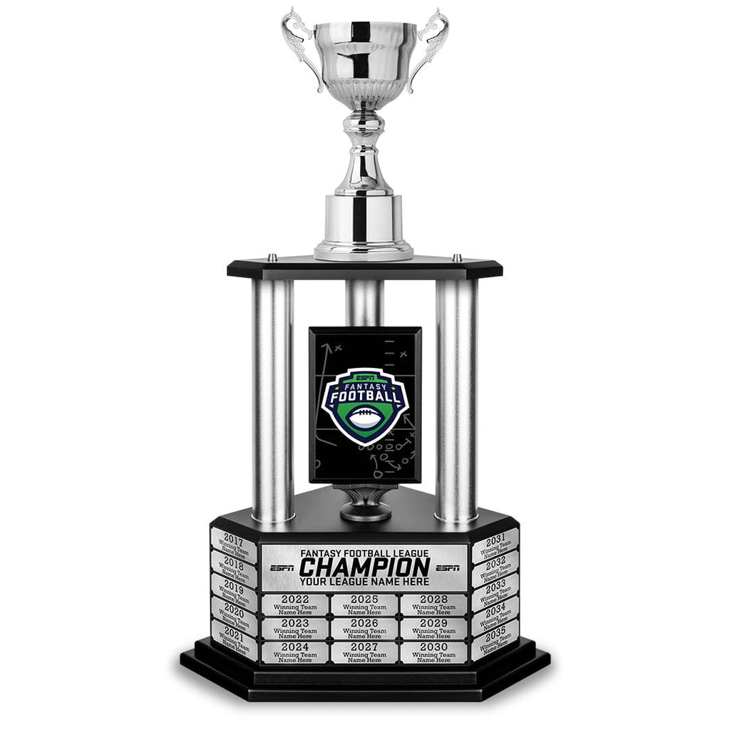 Perpetual ESPN Fantasy Football Championship Trophy - TrophySmack