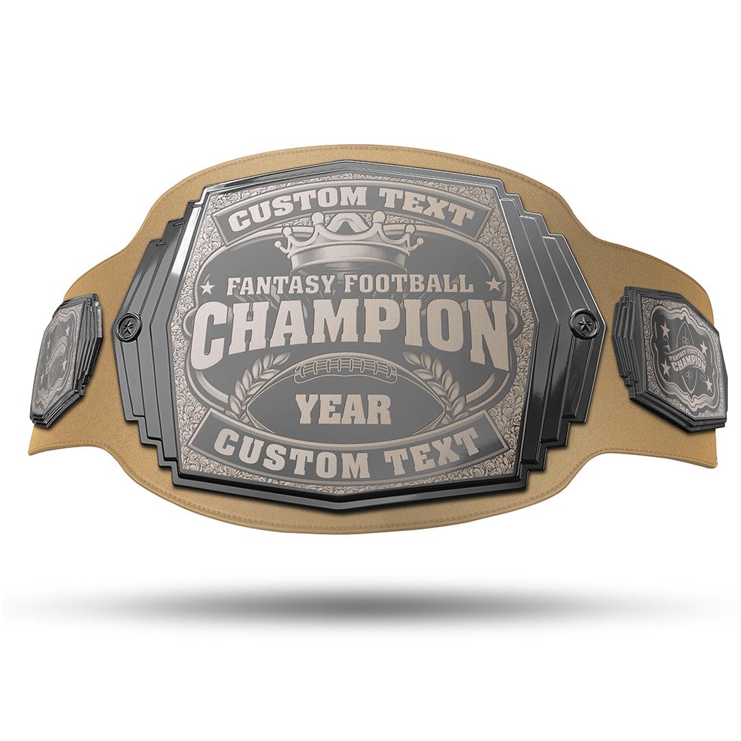 Fantasy Football Engraved Championship Belt - 6lb Title Belts - TrophySmack