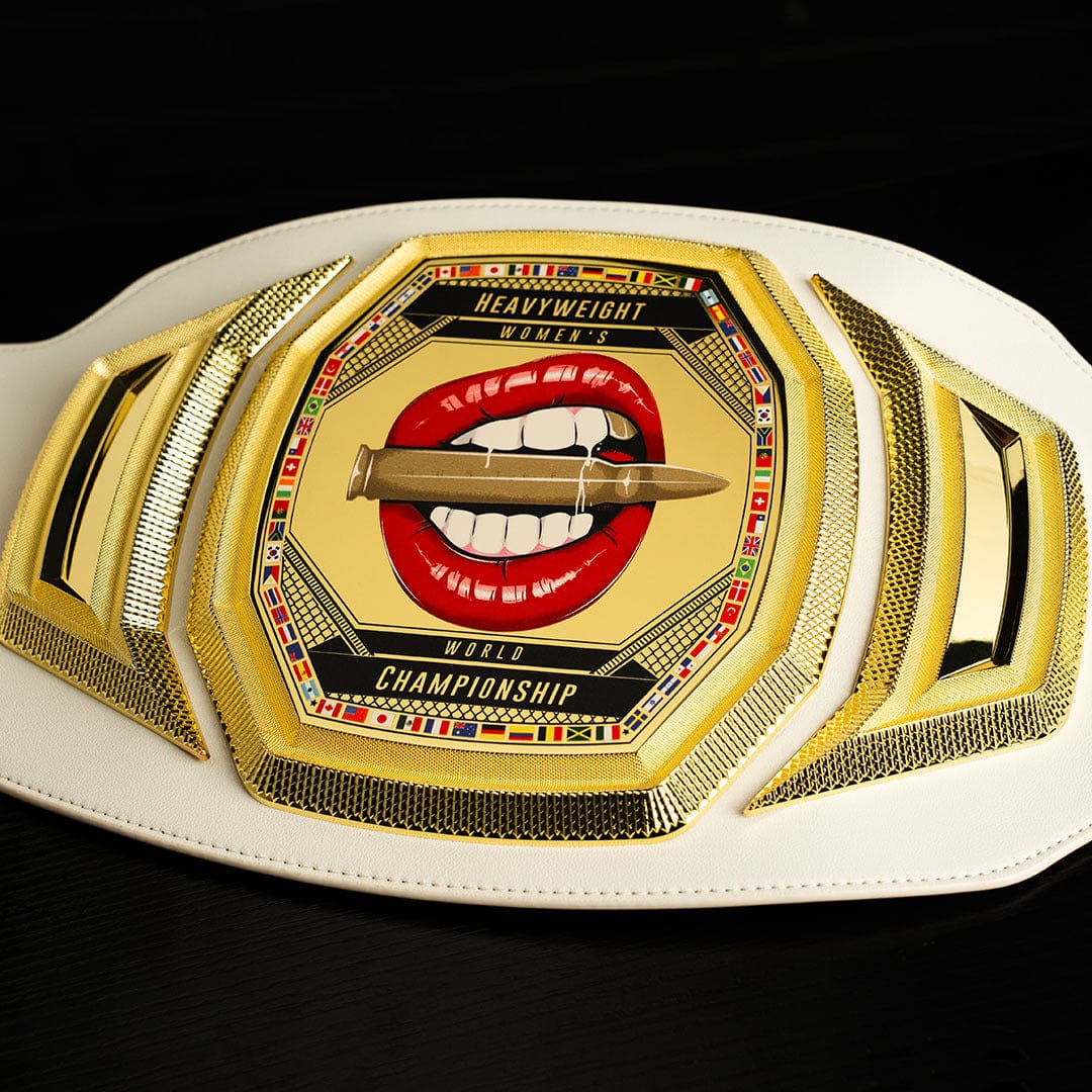 Fight Sports 6lb Championship Belt - Blue Leather - TrophySmack