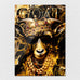 Golden GOAT - Metal Wall Art - TrophySmack