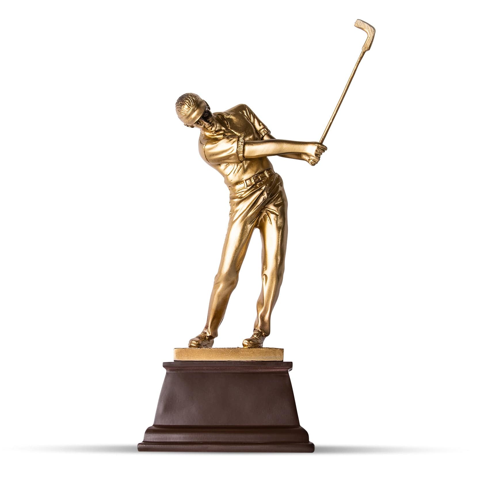 Golf Topper Stand Alone - Black & Gold - TrophySmack