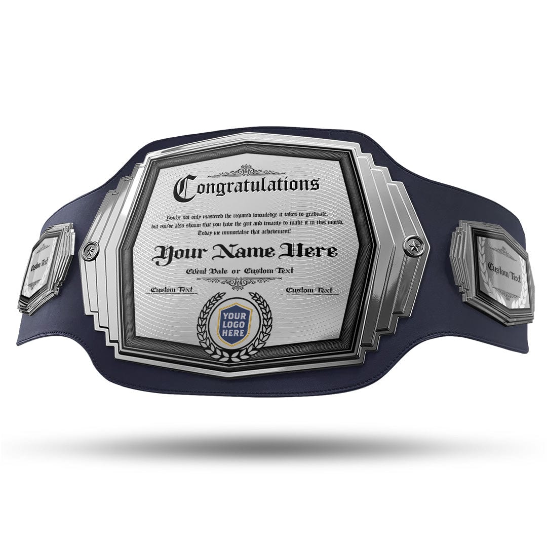 Graduation Custom Championship Belt - 6lb Title Belts - TrophySmack