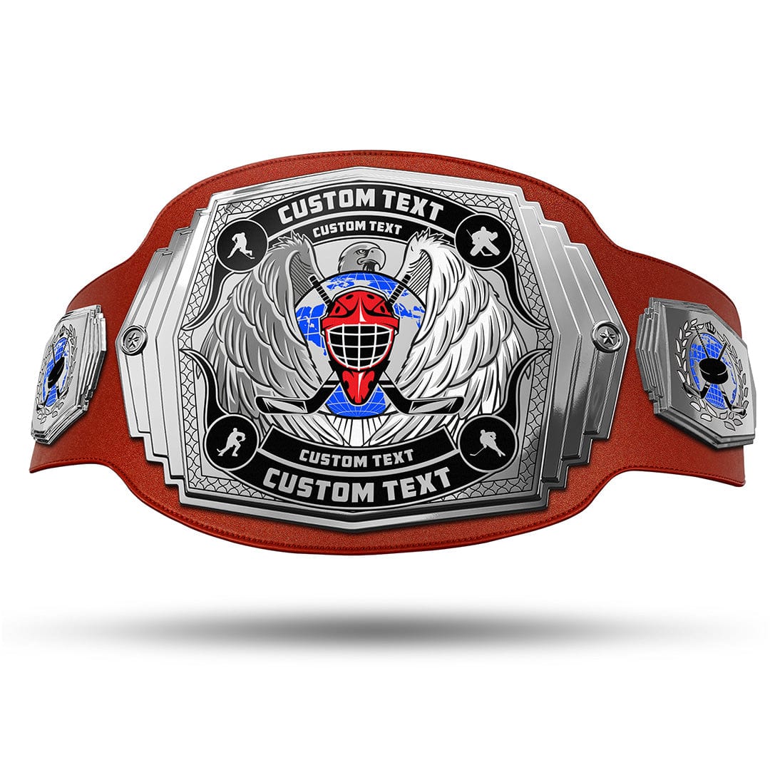 Hockey Championship Belt - 6lb Title Belts - TrophySmack