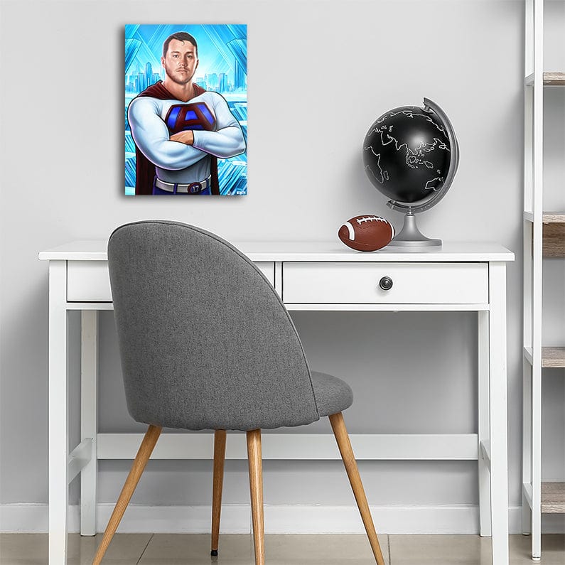 Josh Allen Super Hero - Metal Wall Art - TrophySmack