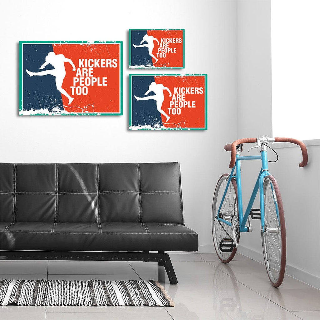 Kickers Are People Too TrophySmack Theme - Metal Wall Art - TrophySmack