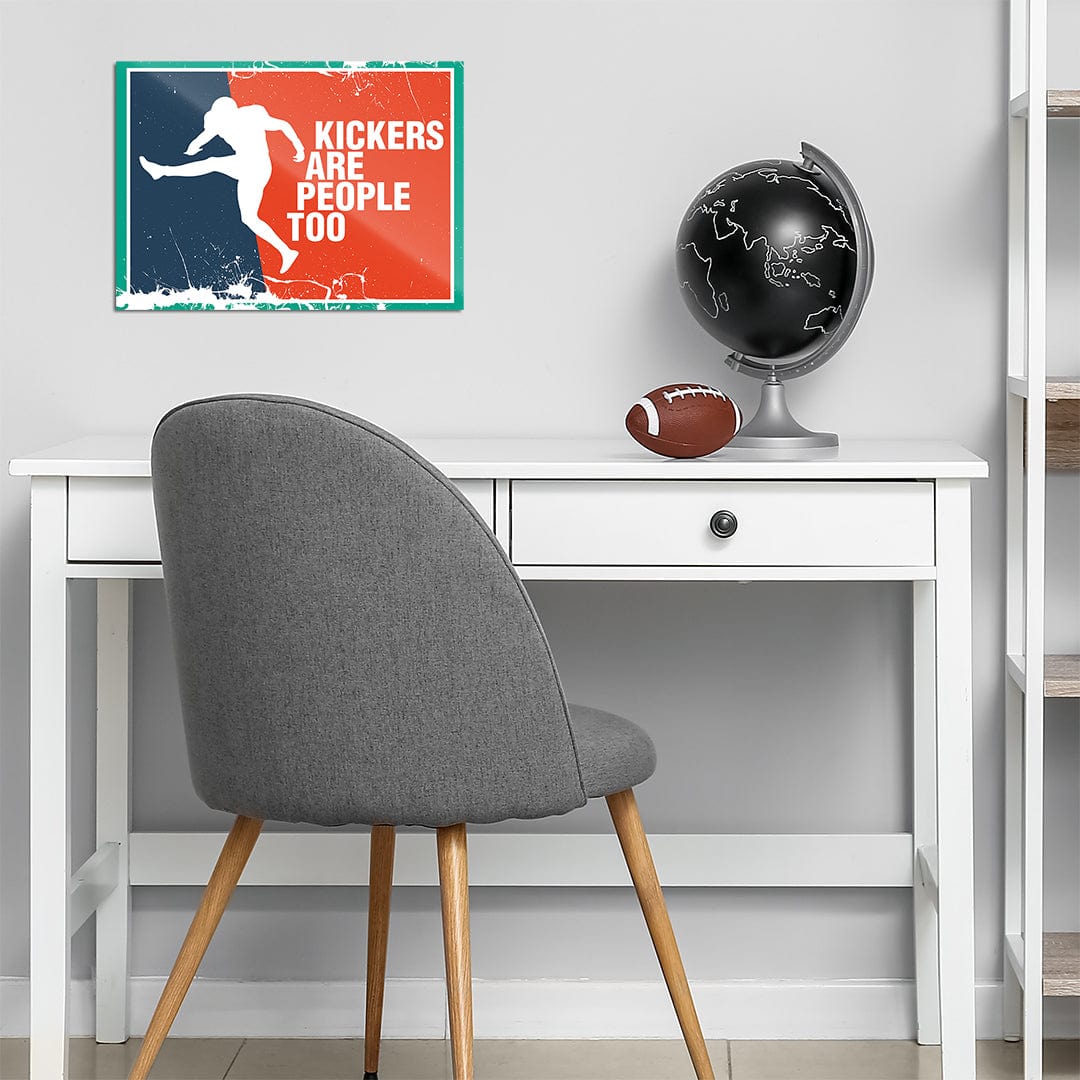 Kickers Are People Too TrophySmack Theme - Metal Wall Art - TrophySmack