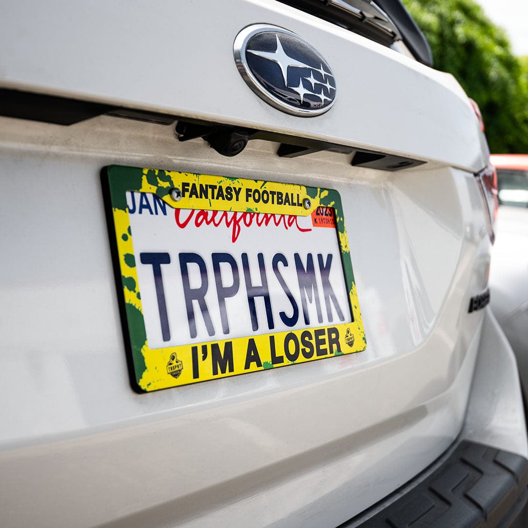 Loser Fantasy Football License Plate Frame - TrophySmack