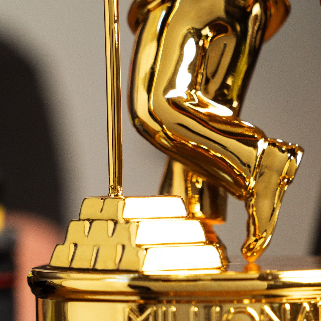 Mr. Monopoly Gold Award - TrophySmack