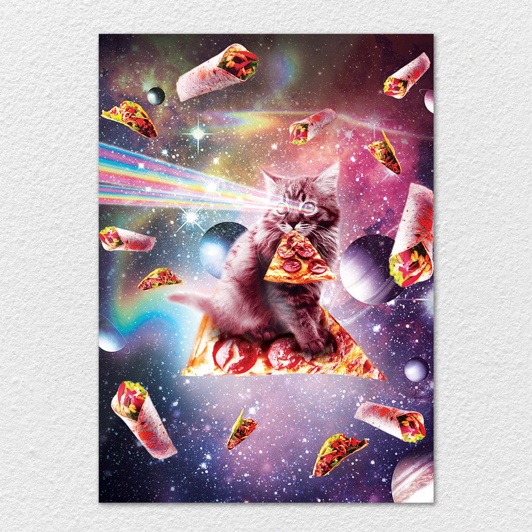 Laser Cats Wallpaper