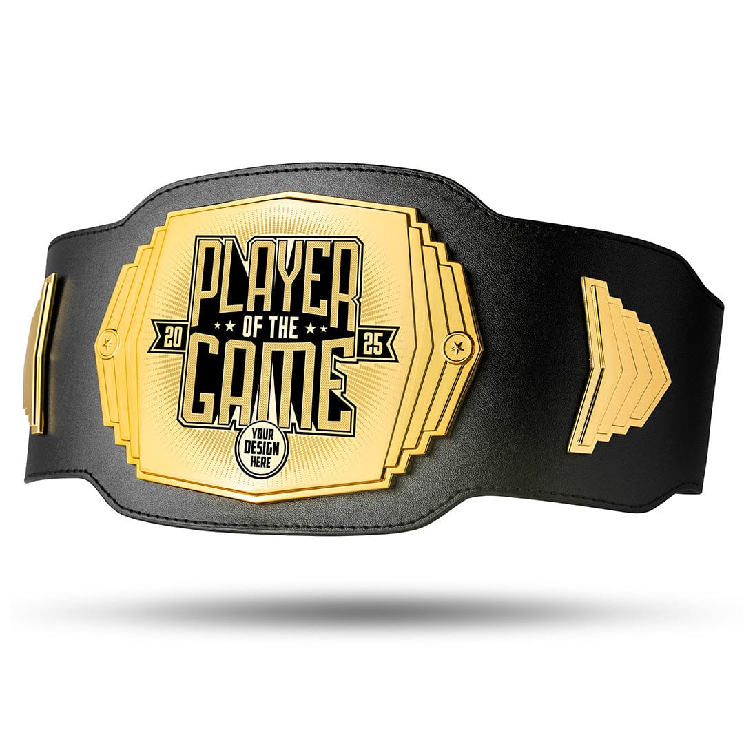 Player of The Game 2lb Custom Championship Youth Belt - TrophySmack