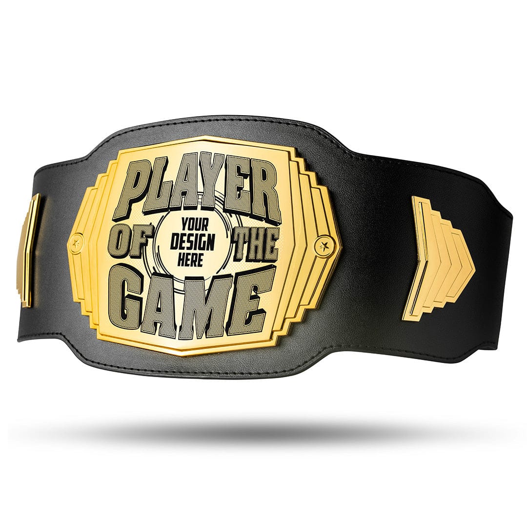 Player of The Game 2lb Custom Championship Youth Belt - TrophySmack