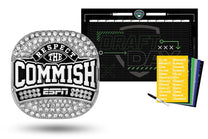 ESPN Fantasy Football Draft Board Kit with Commish Ring - TrophySmack