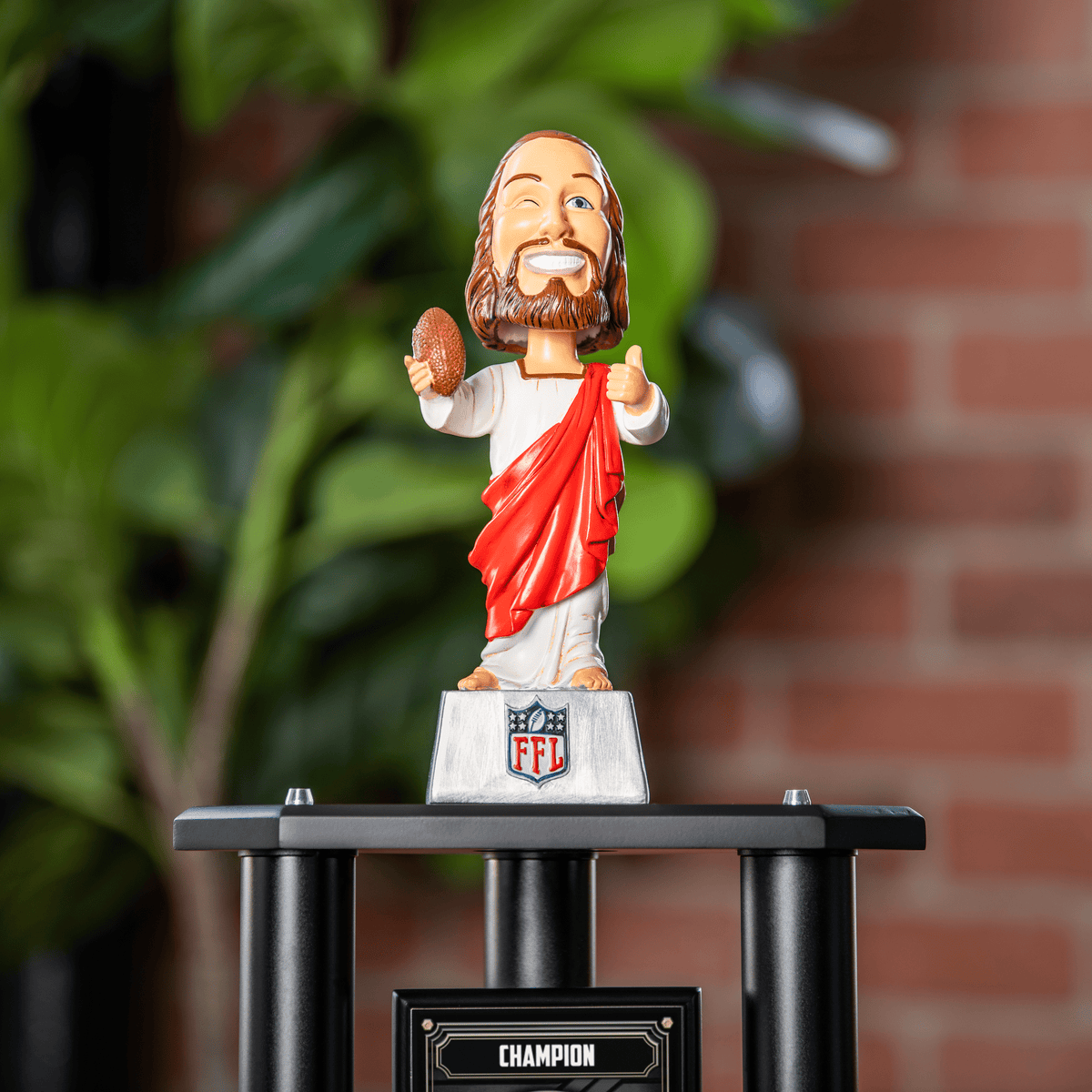 Touchdown Jesus Trophy - TrophySmack