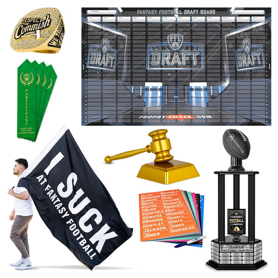 Fantasy Football Ultimate Draft Kit & Board - TrophySmack