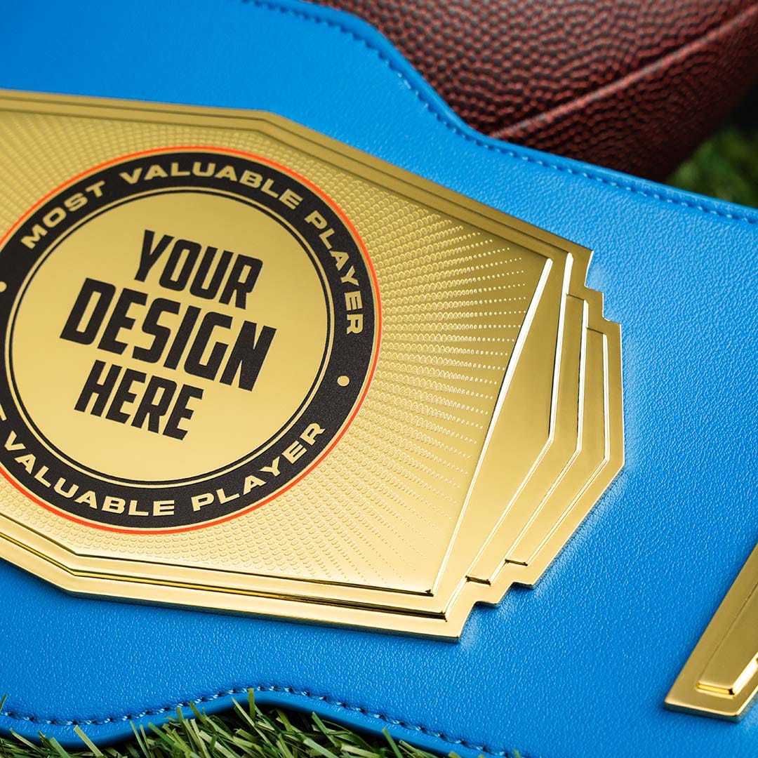 Ultimate MVP 6lb Custom Championship Belt - TrophySmack