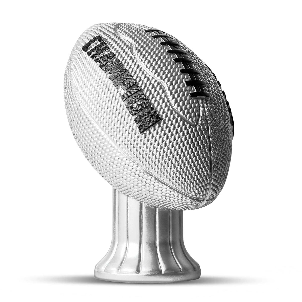 Champion Football Trophy Topper - Silver - TrophySmack