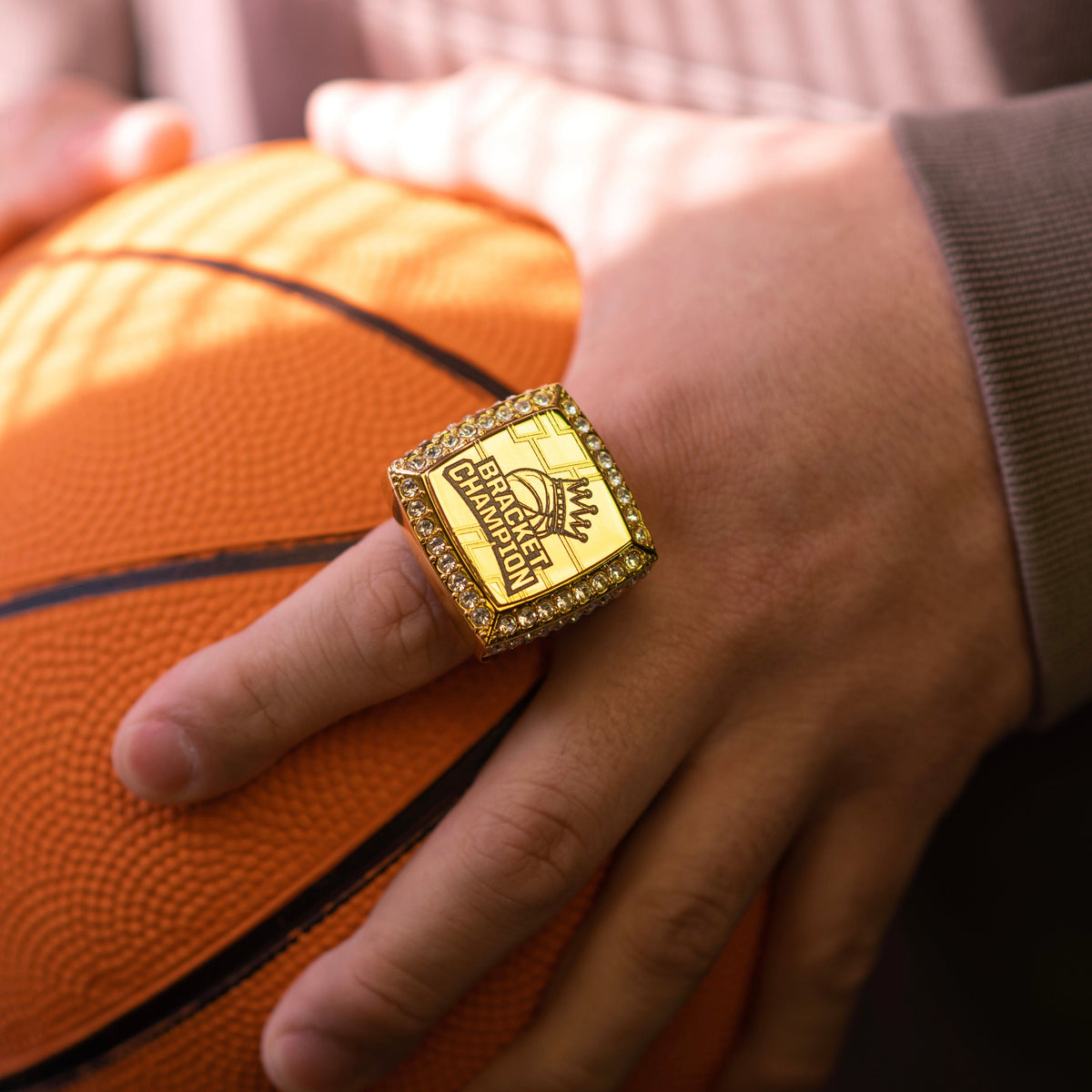 College Basketball Bracket Champion Ring - TrophySmack