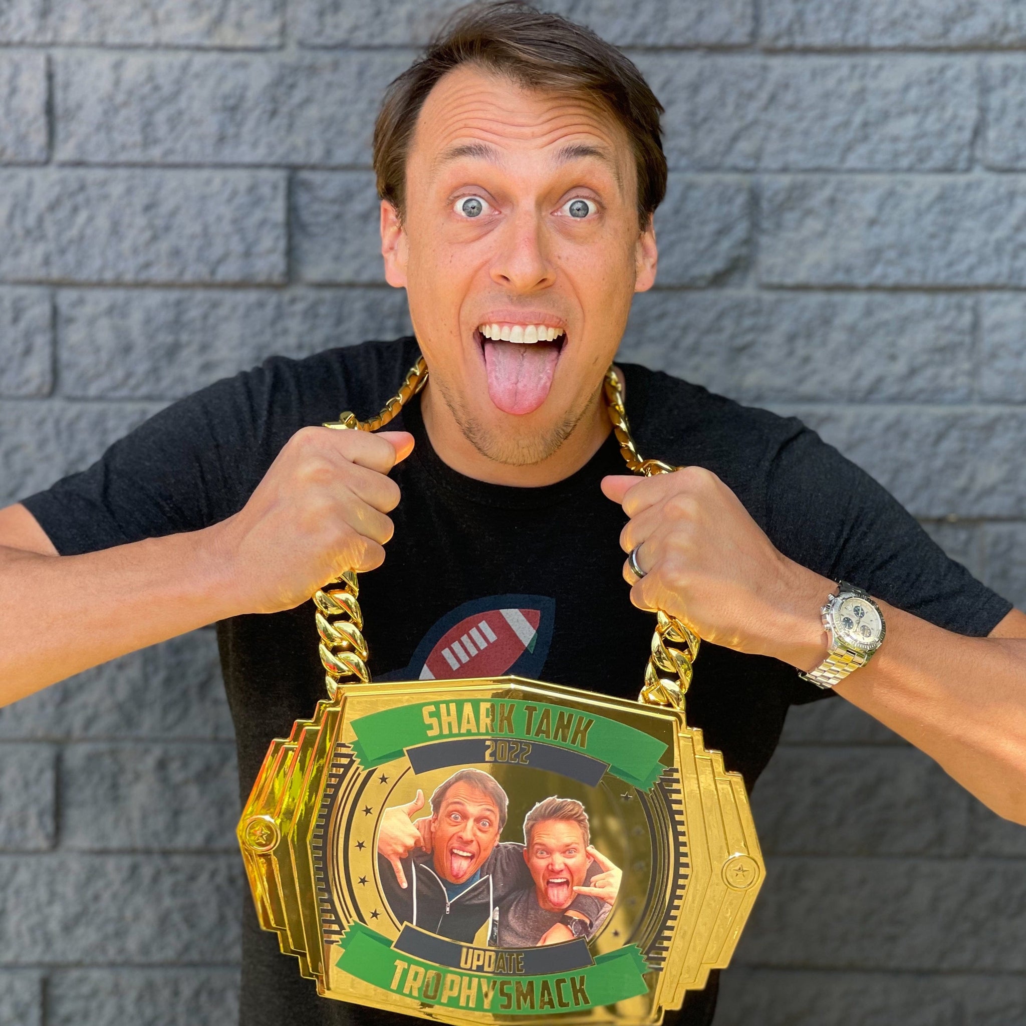 Custom Champion Turnover Chain - 5lb Bling Chain - TrophySmack