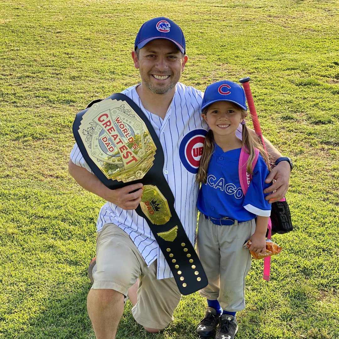 World's Greatest Father Championship Belt - 6lb Title Belts - TrophySmack